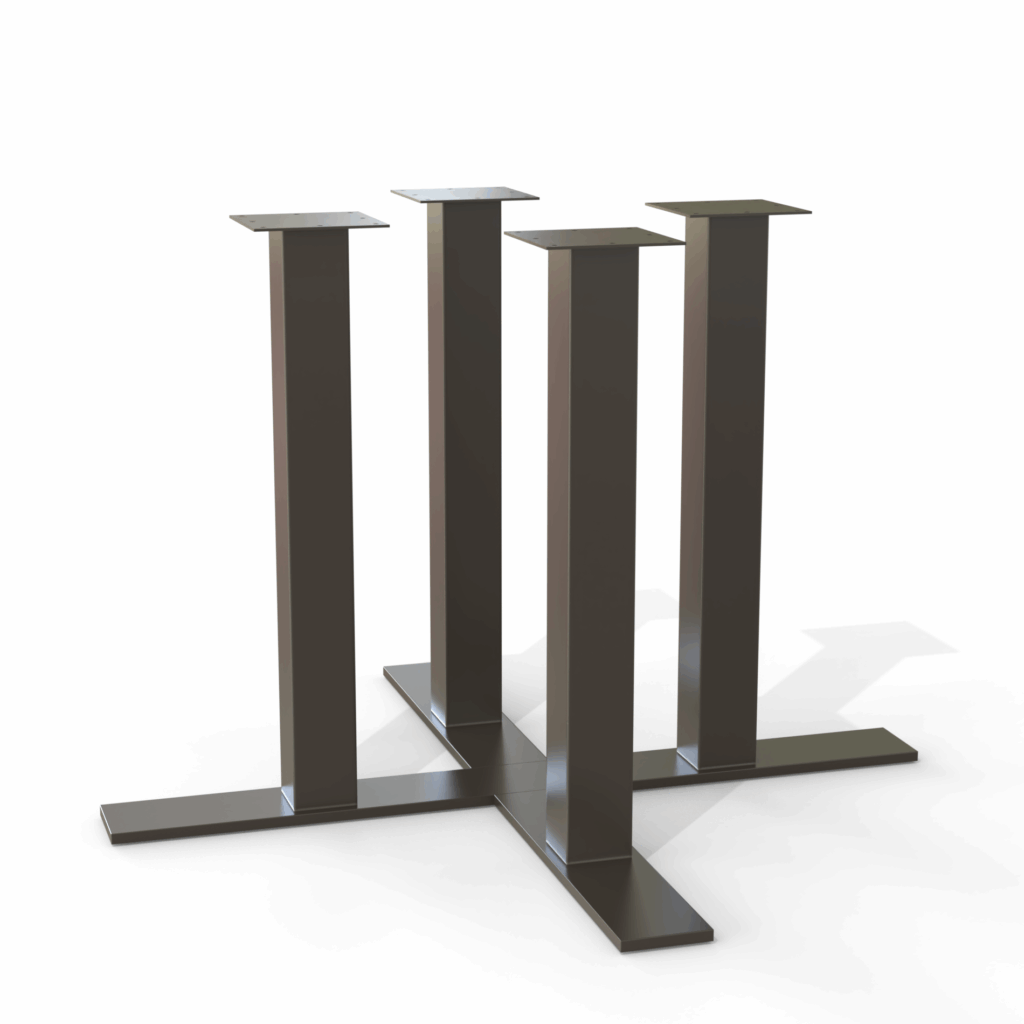 Low Profile Quad X Table Base – Modsilver
